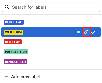Deal labels - Knowledge Base | Pipedrive